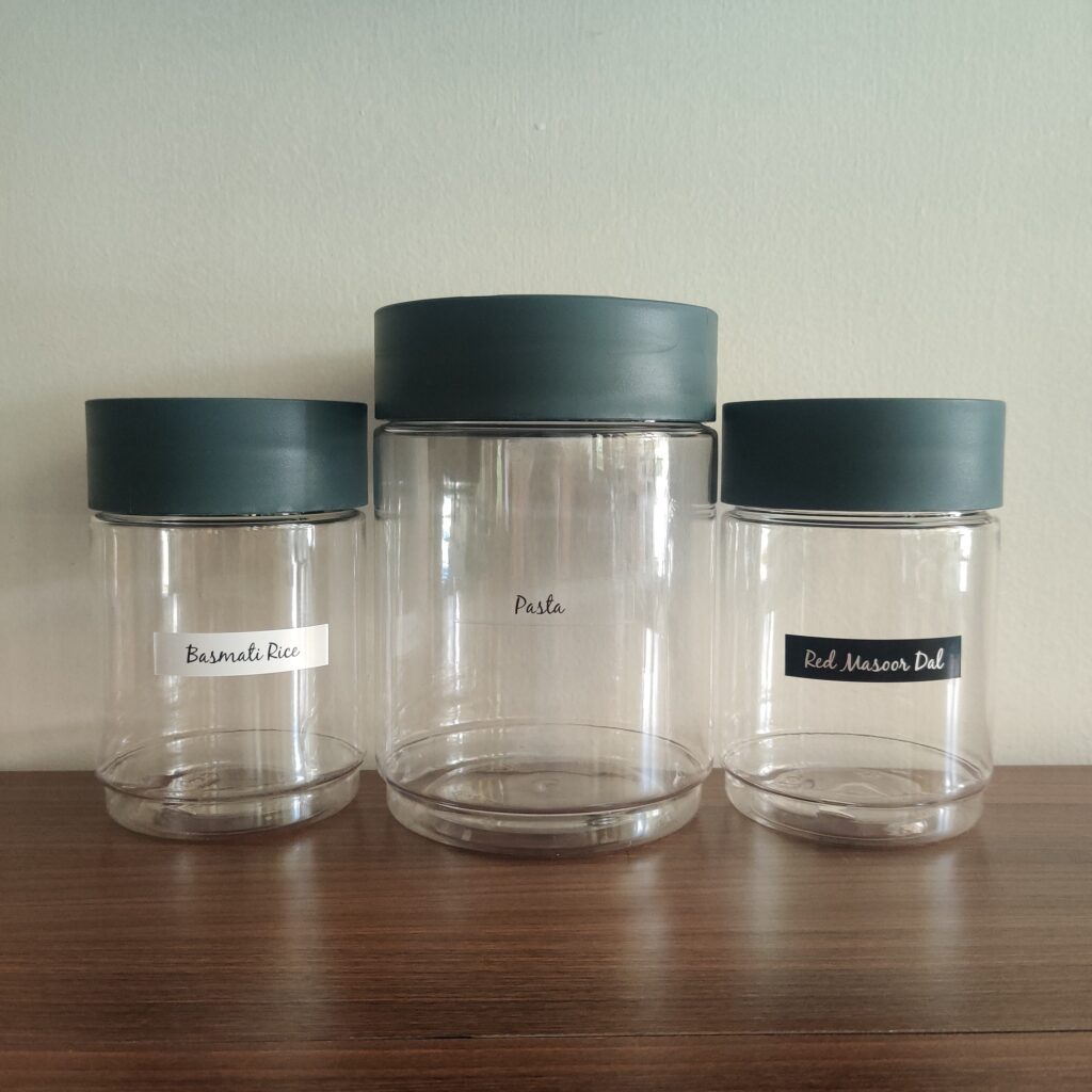 Narrow Kitchen labels - Organise With Ease