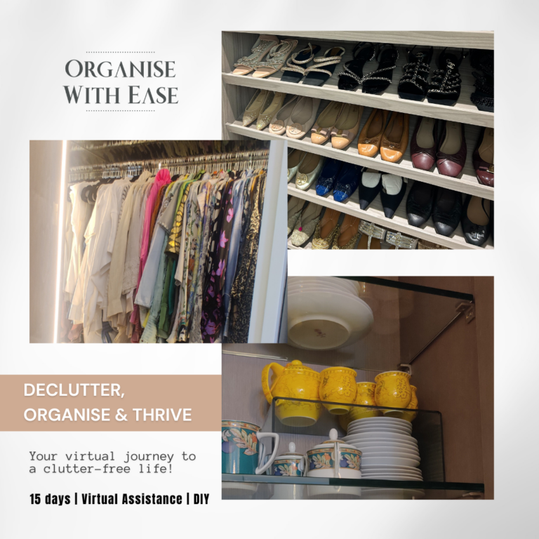 Declutter, Organise & Thrive: Your Virtual Journey to a Clutter-Free ...
