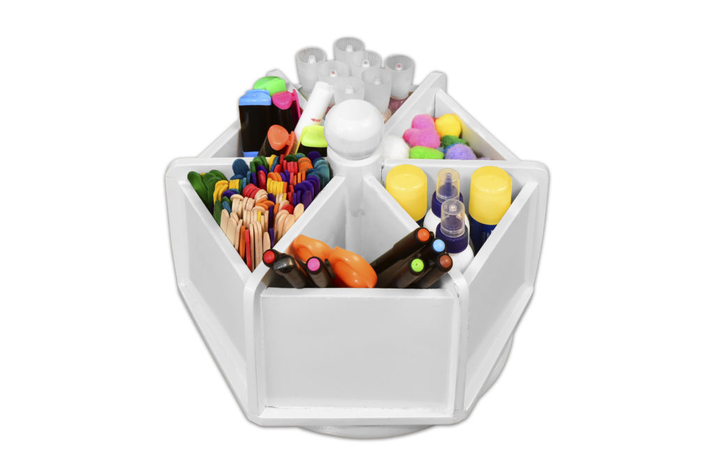 Rotating Wooden Caddy - Organise With Ease